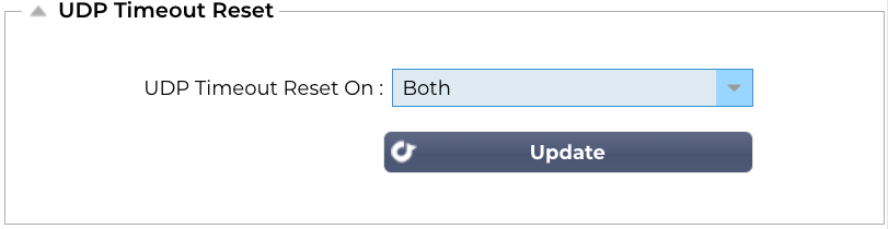 UDP-Zeitüberschreitung zurücksetzen