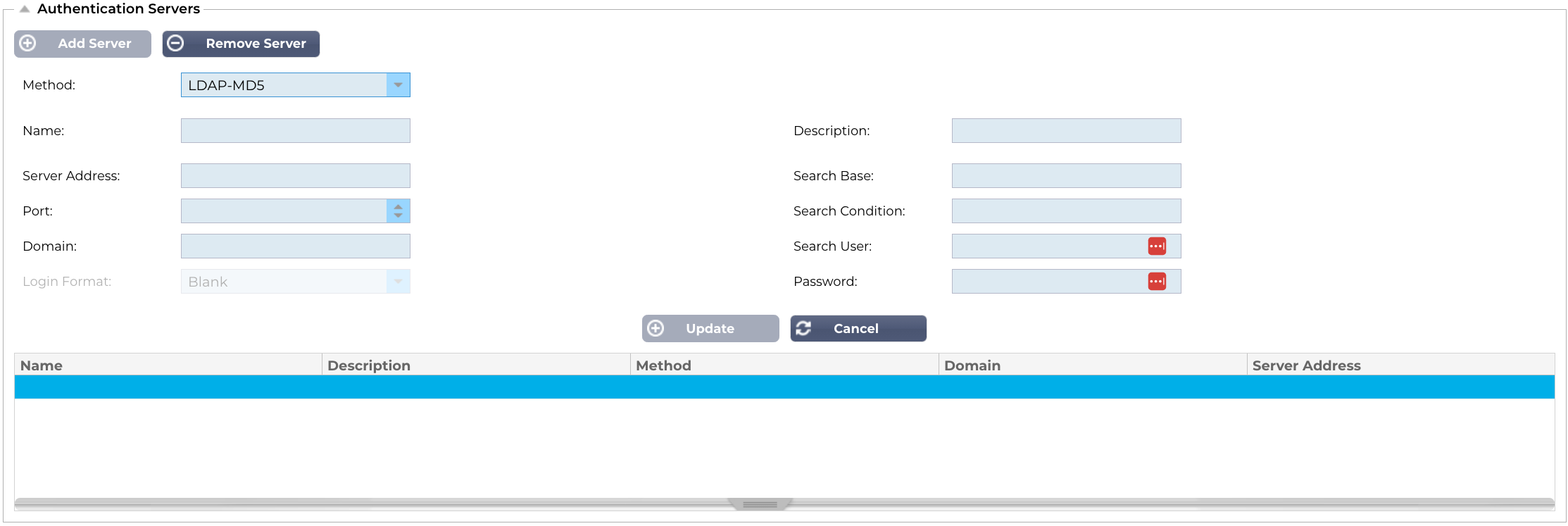 Authentication Servers