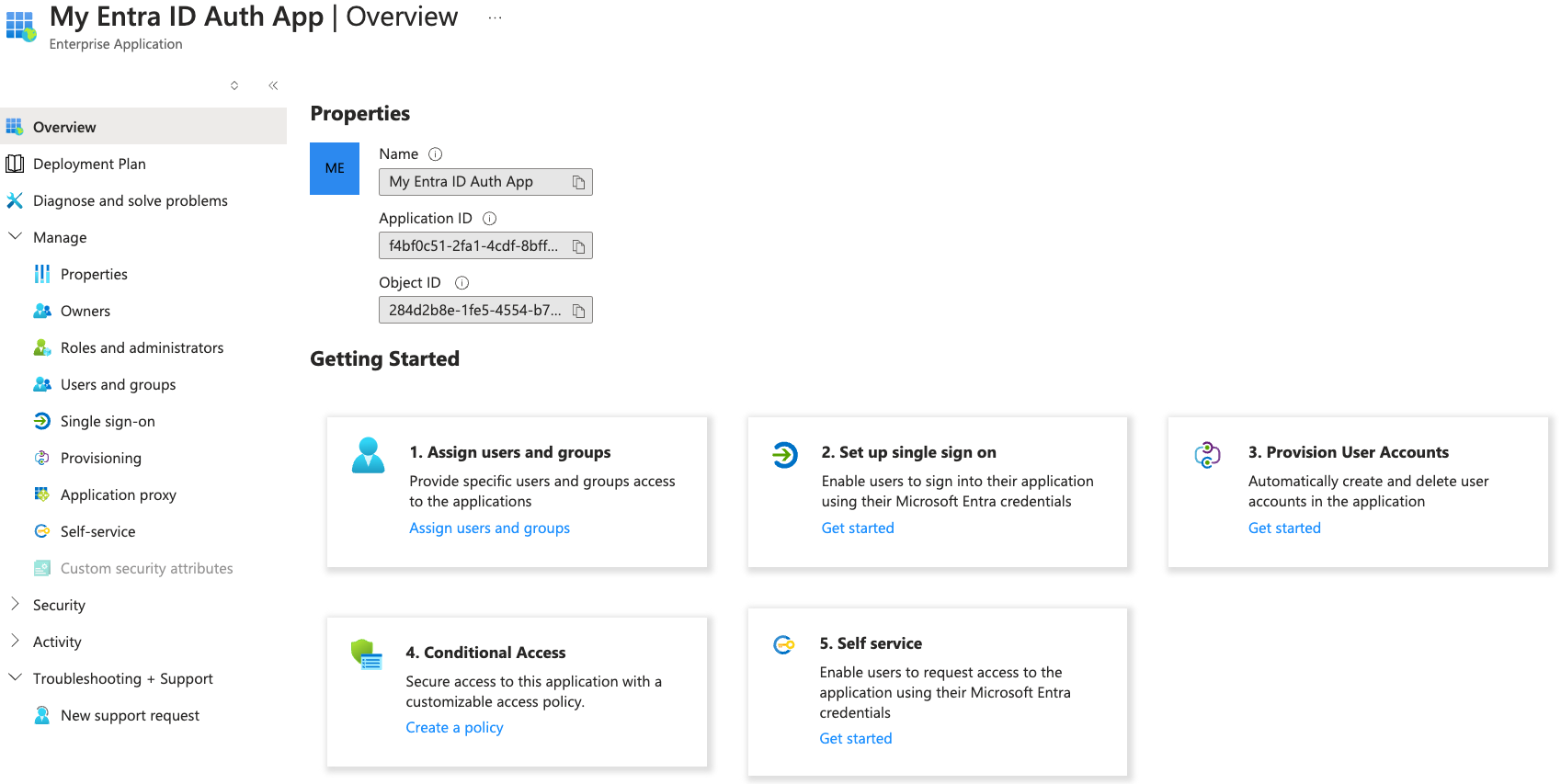 Setting up the Entra ID Authentication Application in Microsoft Entra