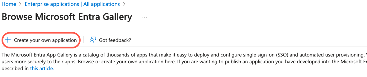 Setting up the Entra ID Authentication Application in Microsoft Entra