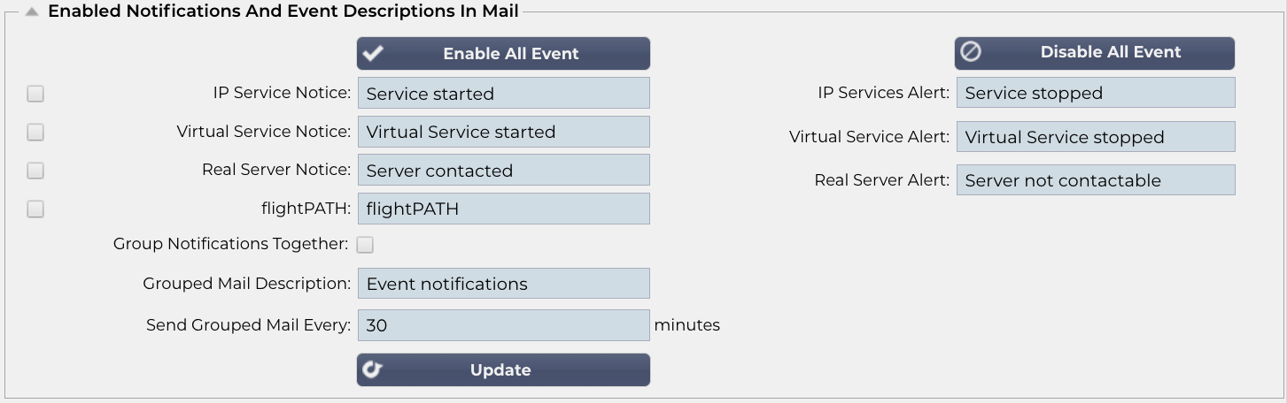 Notificações e alertas