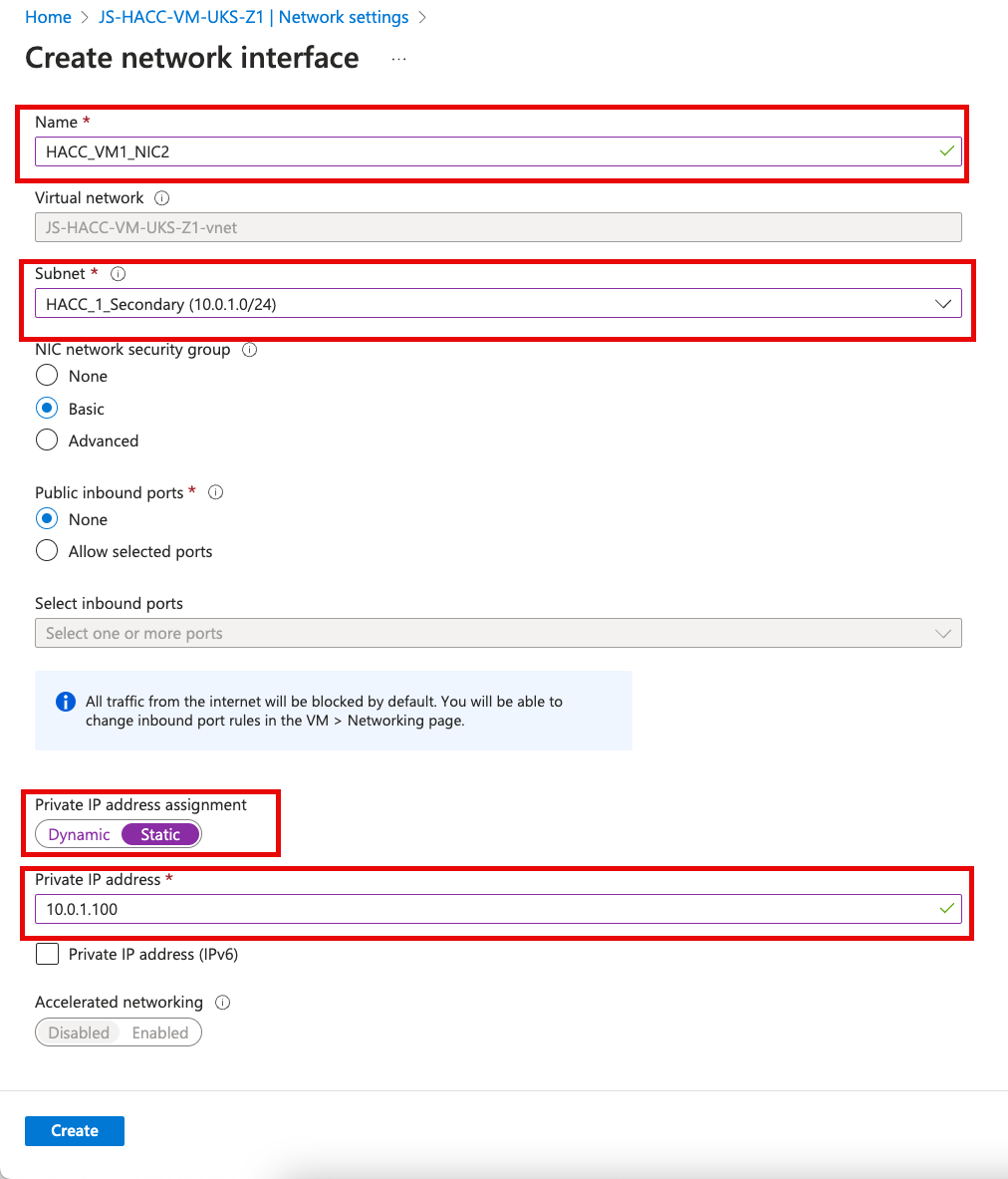 Attach a Network Interface to new Subnet