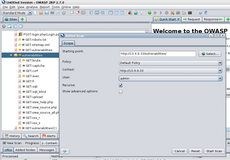 ZAP attack proxy implementation – Edgenexus – Edgenexus load balancers and Application Security